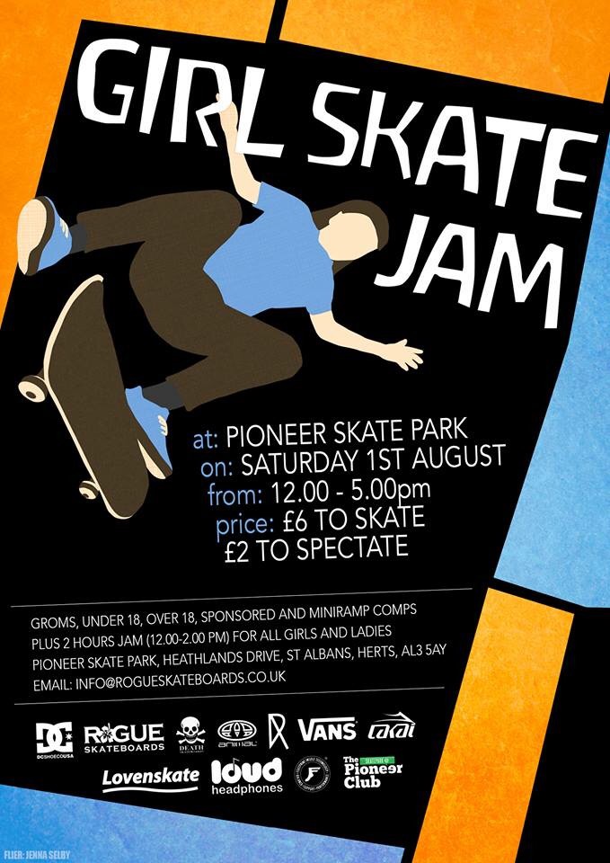 Annual Pioneer Girl Skate Jam 2015