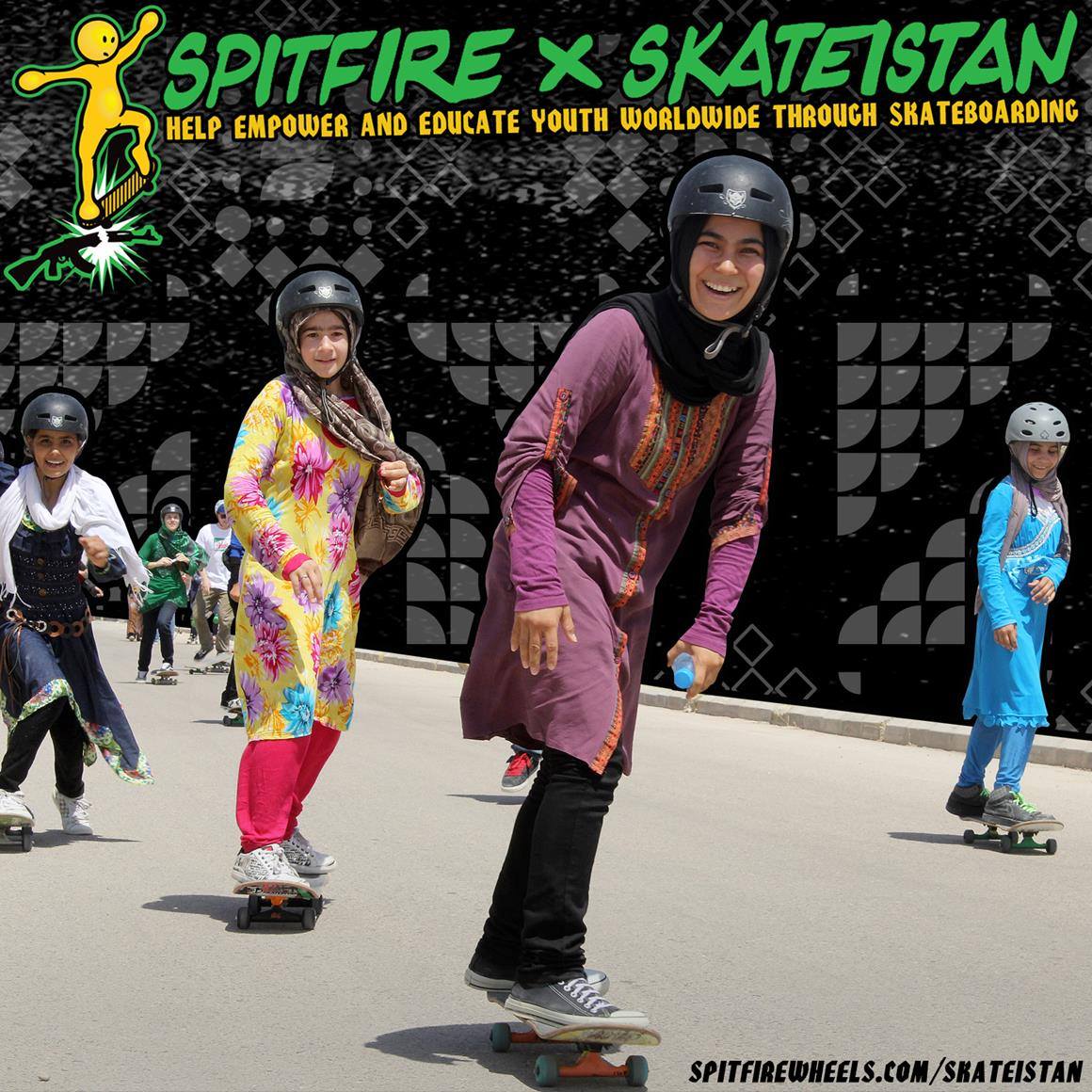 Spitfire x Skateistan Collab Wheels!